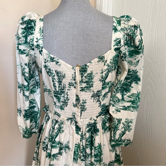 Cara Cara | Dresses | Nwt Cara Cara Bluehill Forest Toile Dress | Poshmark